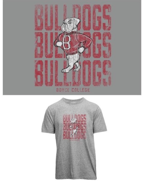 Boyce Bulldogs Mariner Tee, Dark Oxford (L)